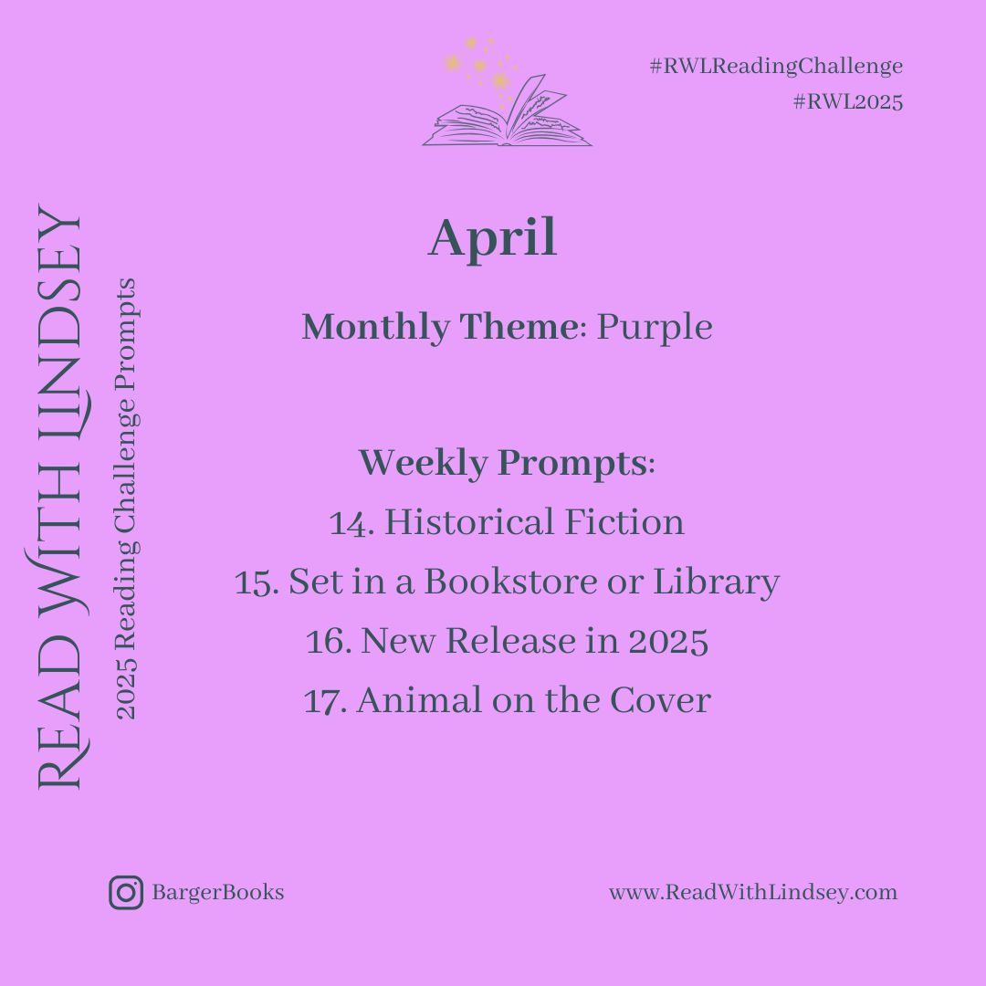 March Recap & April Prompts – Read With Lindsey